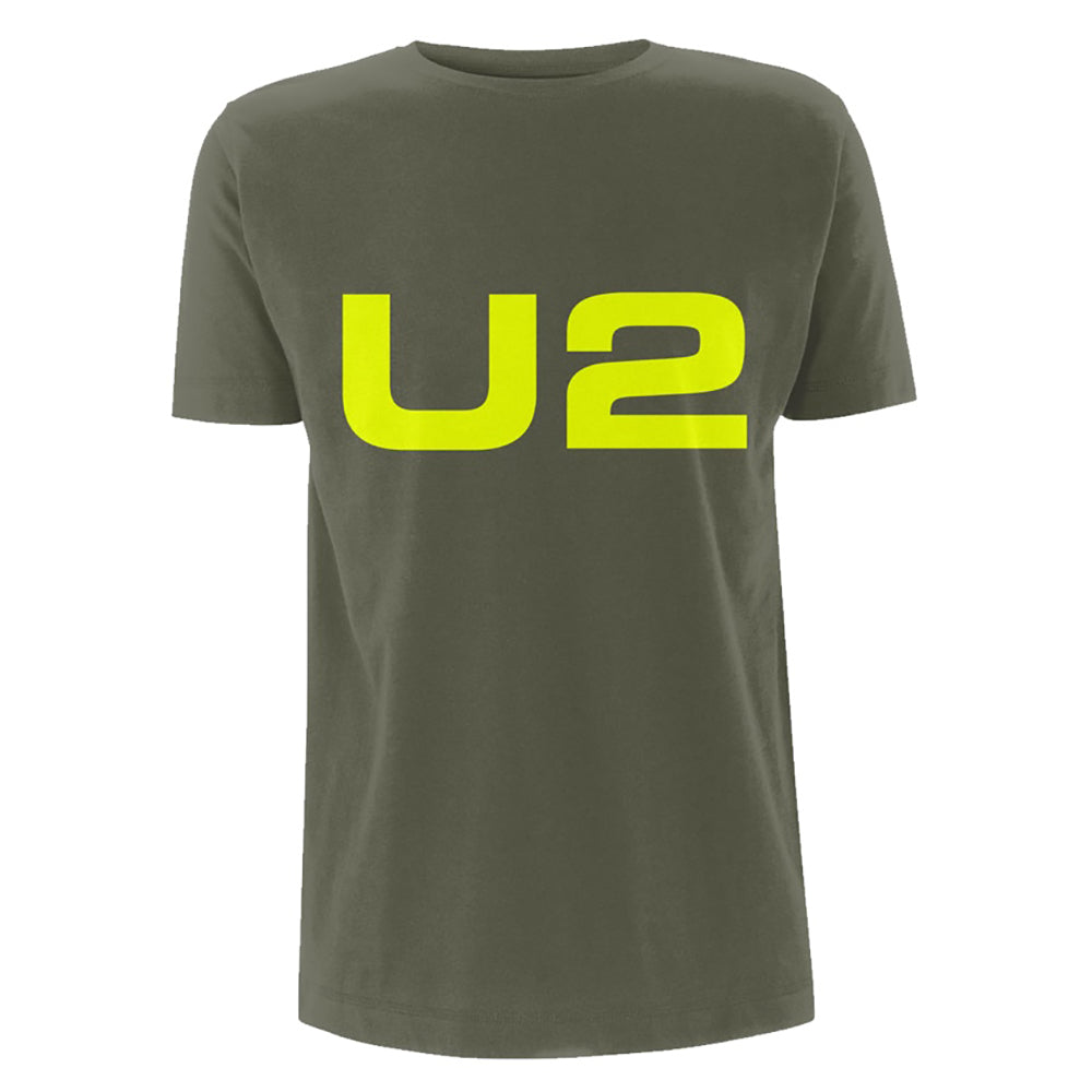 U2 Logo Green T-shirt – U2 EU