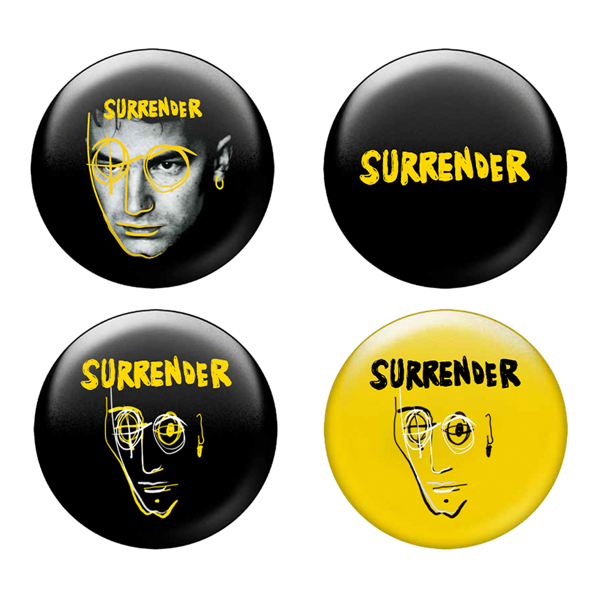 Bono Surrender Button Pack – U2 EU